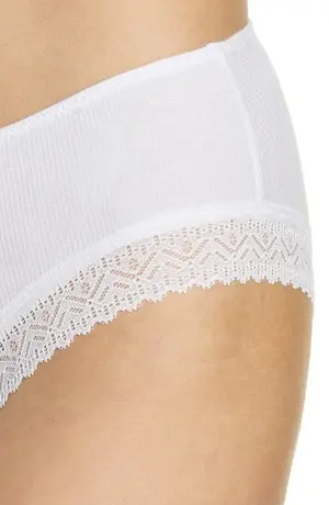 Simone Perele Eugenie Boyshort Panties - White
