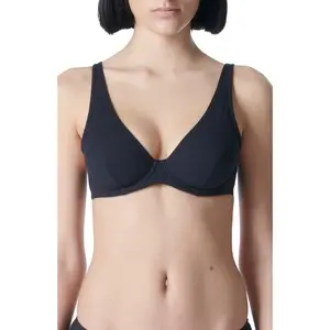 Simone Perele Eugenie Plunge Underwire Bra - Black