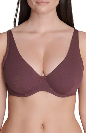 Simone Perele Eugenie Plunge Underwire Bra Byzantine