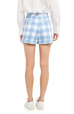 English Factory Gingham Trouser Shorts