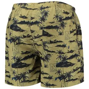 FOCO Navy Midshipmen Island Palm Swim Trunks
