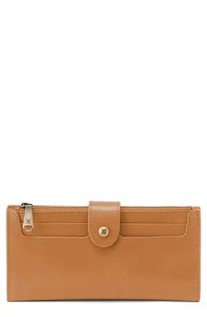 Hobo Dunn Leather Continental Wallet - Natural