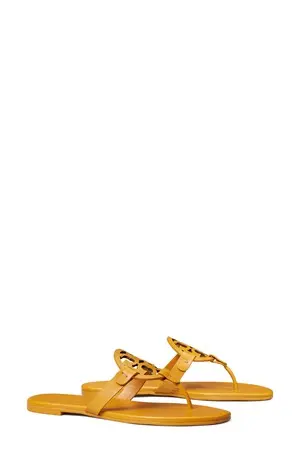 Tory Burch Miller Soft Thong Sandal Mustard Yellow