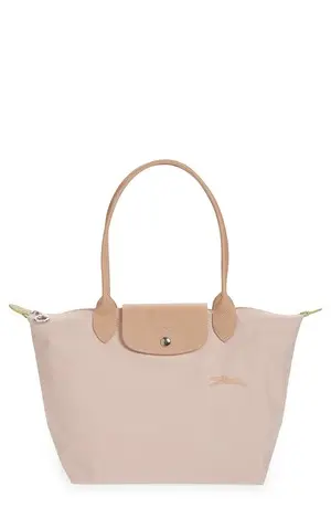 Longchamp Le Pliage Green Recycled Canvas Large Shoulder Tote