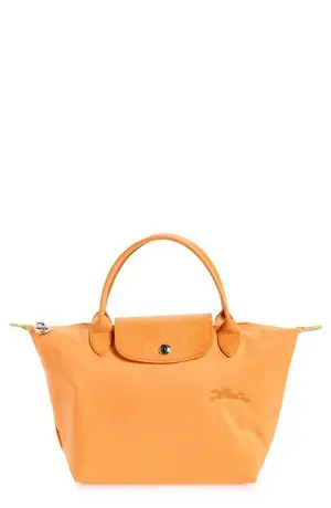 Longchamp Le Pliage Green Recycled Canvas Top Handle Bag
