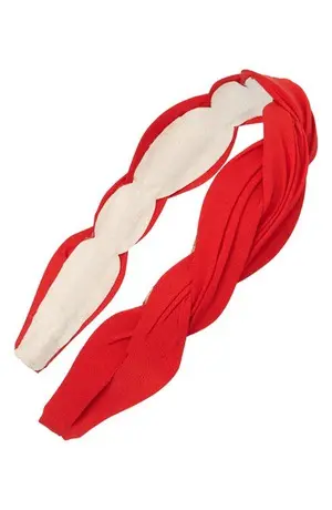 Tasha Tasha Twisted Headband Red