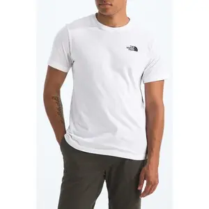 The North Face White Black Graphic Tee