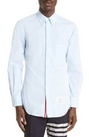 Thom Browne Classic Fit Poplin Button-up Shirt