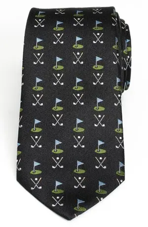 CUFFLINKS, INC. Golf Patterned Neck Tie