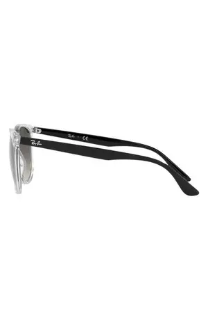 Ray-ban 54mm Gradient Square Sunglasses - Transparent / Grey Gradient