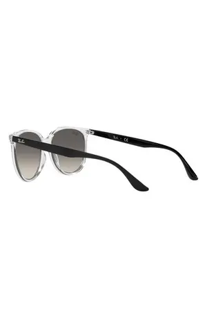 Ray-ban 54mm Gradient Square Sunglasses - Transparent / Grey Gradient