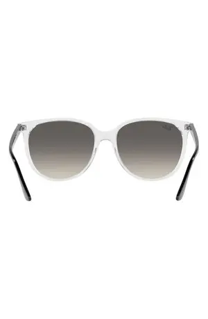 Ray-ban 54mm Gradient Square Sunglasses - Transparent / Grey Gradient