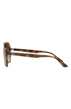 Ray-ban 57mm Aviator Sunglasses - Havana/brown Gradient