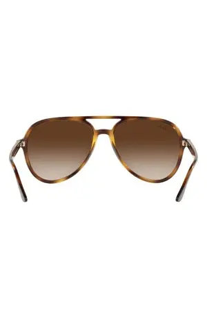 Ray-ban 57mm Aviator Sunglasses - Havana/brown Gradient