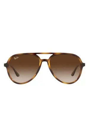 Ray-ban Ray-Ban 57mm Aviator Sunglasses Havana/brown Gradient