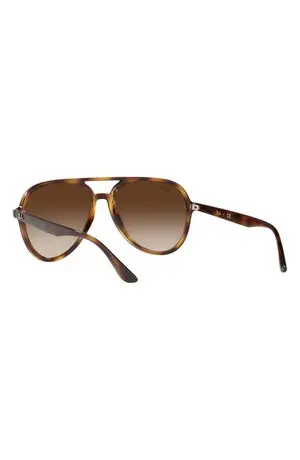 Ray-ban 57mm Aviator Sunglasses - Havana/brown Gradient