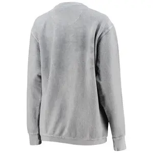 PRESSBOX Northeastern Huskies Comfy Cord Vintage Wash Basic Arch Pullover Sweatshirt