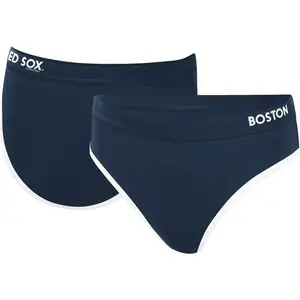 G-III 4HER BY CARL BANKS Boston Red Sox Southpaw Bikini Bottom - Navy