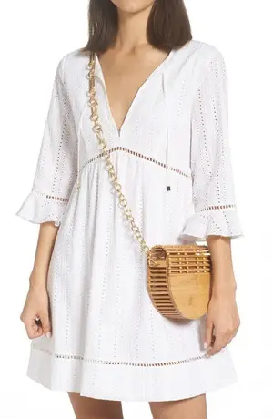 Cult Gaia Ark Flap Bamboo Crossbody
