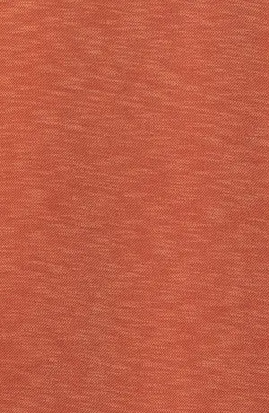 Johnston & Murphy Slub Modal Blend Polo - Rust