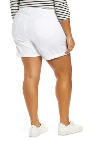 Wit & Wisdom Ab'solution Denim Shorts - Optic White