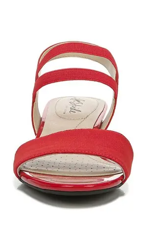 LIFESTRIDE Wedge Sandal - Red