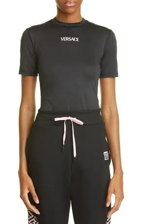 Versace La Greca Logo Gym T-shirt