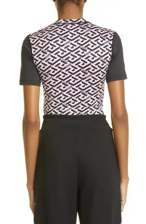 Versace La Greca Logo Gym T-shirt