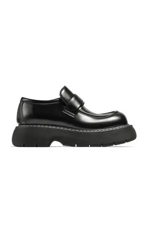 Bottega Veneta Osaka Leather Platform Loafers