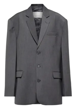 THE FRANKIE SHOP Gelso Oversized Blazer - Grey