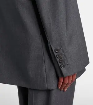 THE FRANKIE SHOP Gelso Oversized Blazer - Grey