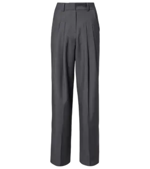 THE FRANKIE SHOP Gelso High-rise Wide-leg Trousers - Grey