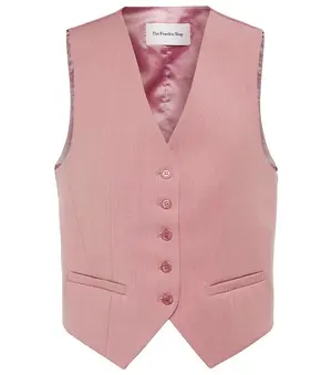 THE FRANKIE SHOP Gelso Vest - Pink
