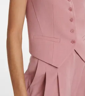 THE FRANKIE SHOP Gelso Vest - Pink