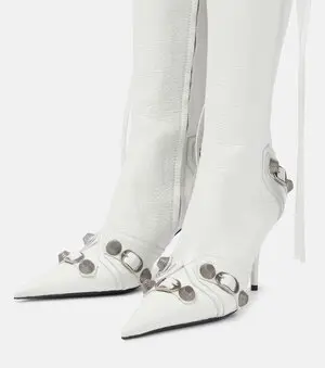 Balenciaga Cagole Knee-high Leather Boots