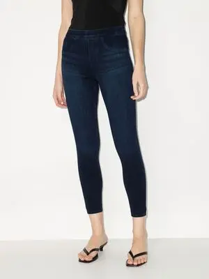 Spanx Jean-ish Cropped Leggings - Blue