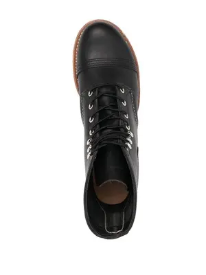 Red Wing Lace-up Ankle Boots - Black
