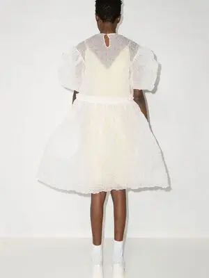 Brøgger Ada Puff-sleeves Crinked Dress