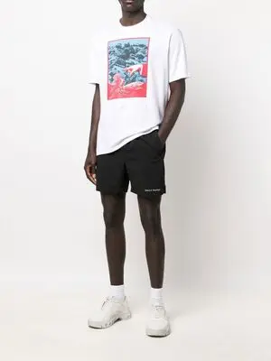 DAILY PAPER Logo-print Shorts