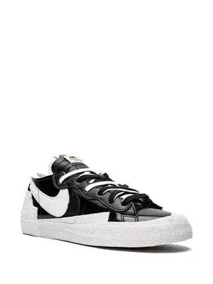 Nike X Sacai Blazer Low Patent Leather Sneakers
