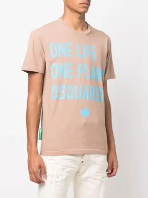 Dsquared2 Slogan-print Cotton T-shirt
