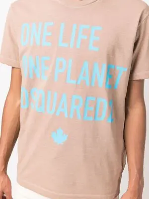 Dsquared2 Slogan-print Cotton T-shirt