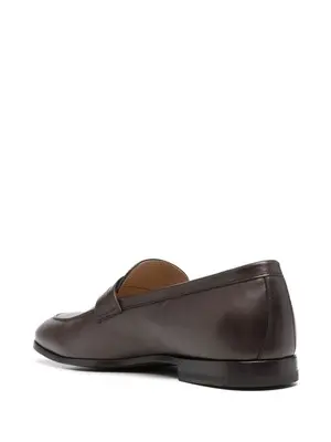 SCAROSSO Marzio Leather Loafers - Brown