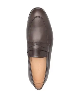 SCAROSSO Marzio Leather Loafers - Brown