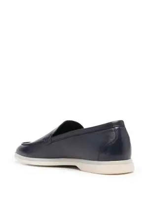 SCAROSSO Ludovico Leather Loafers - Blue