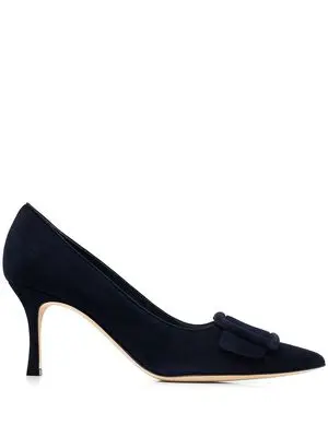 Manolo Blahnik Maysale Velvet 70mm Pumps
