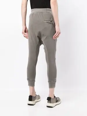 Boris Bidjan Saberi Cropped Drop-crotch Track Pants