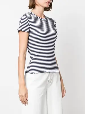 Maison Labiche Striped Organic Cotton T-shirt