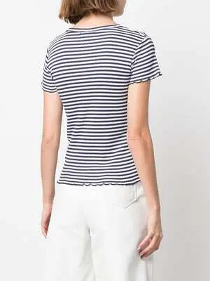 Maison Labiche Striped Organic Cotton T-shirt