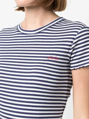 Maison Labiche Striped Organic Cotton T-shirt
